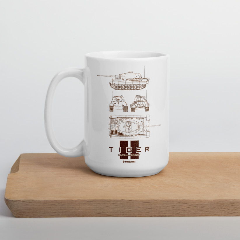WoT Tiger II Blueprint Mug – World of Tanks US