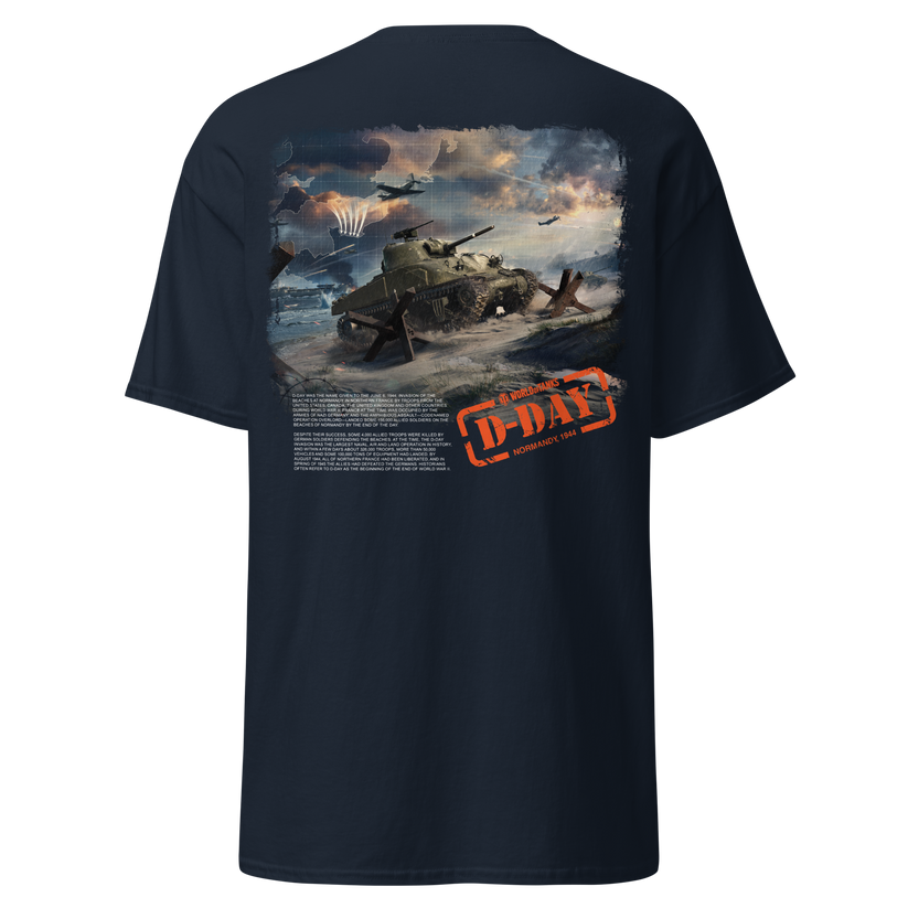 WoT D-Day Tee [ Navy ] – World of Tanks US