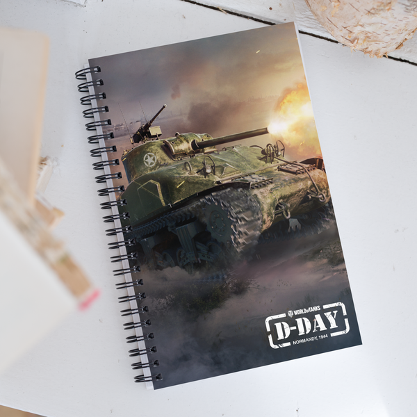 WoT D-Day 2025 Spiral Notebook – World of Tanks US