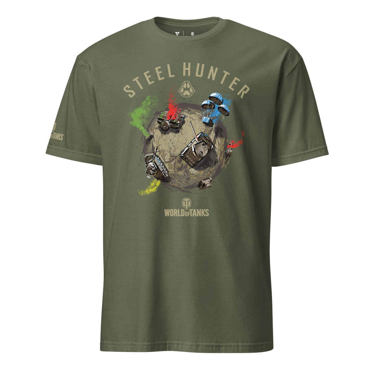 Wot Steel Hunter Global Tee [Army Green] – World of Tanks US